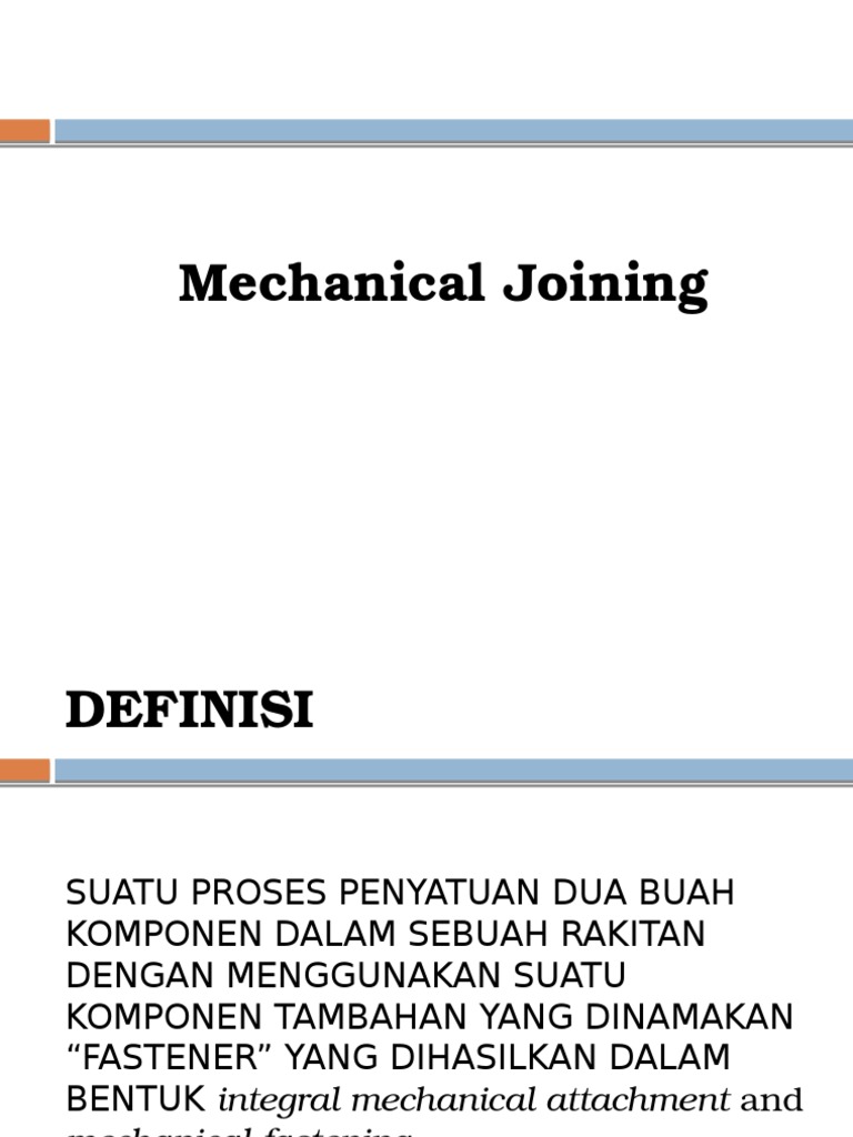 Mechanical Joining | PDF | Kekuatan Tarik Maksimum | Keling