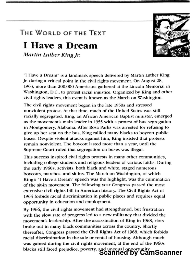 I Have A Dream | PDF