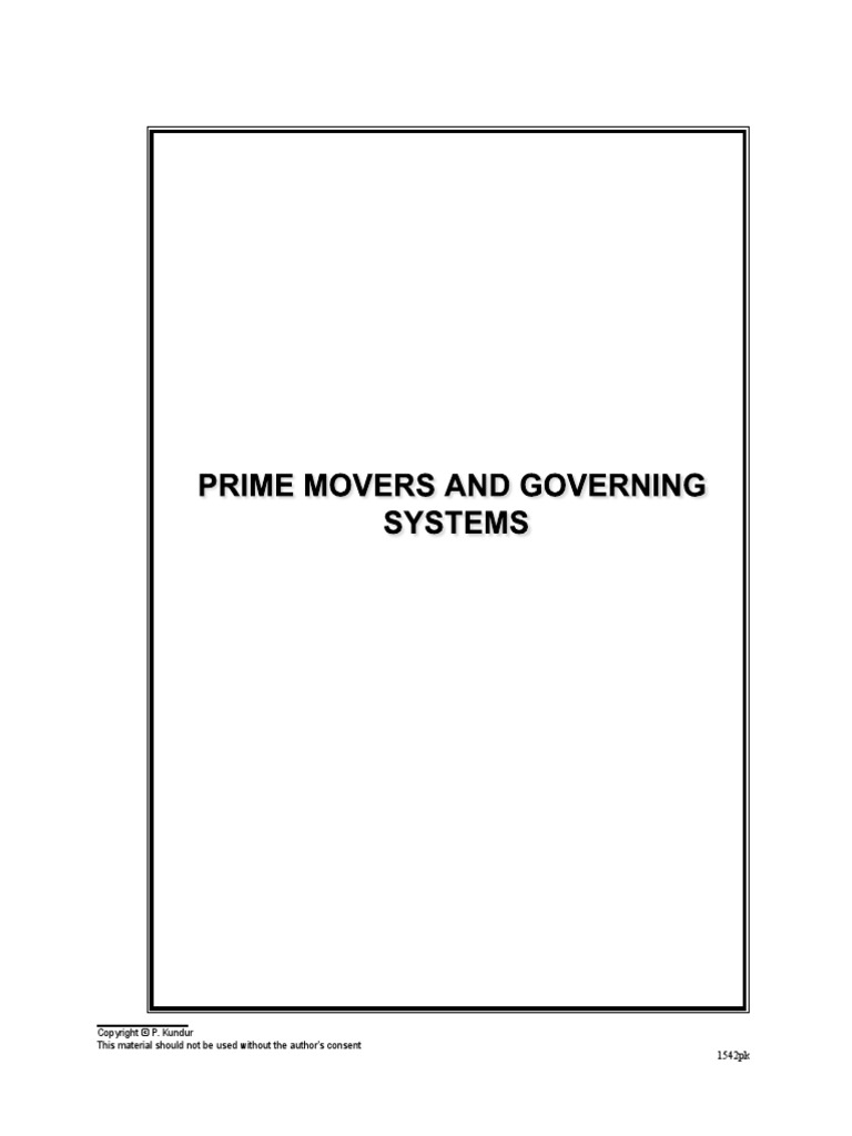 02-3 Prime Movers | PDF | Gas Turbine | Mechanical Engineering