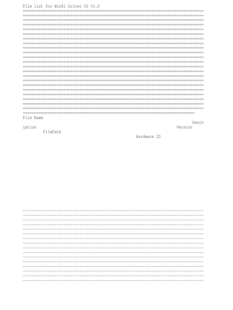File List | PDF | Computing | Computer Hardware