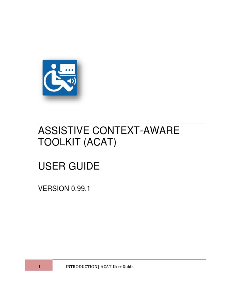 ACAT User Guide PDF | PDF | Computer Keyboard | Installation (Computer ...