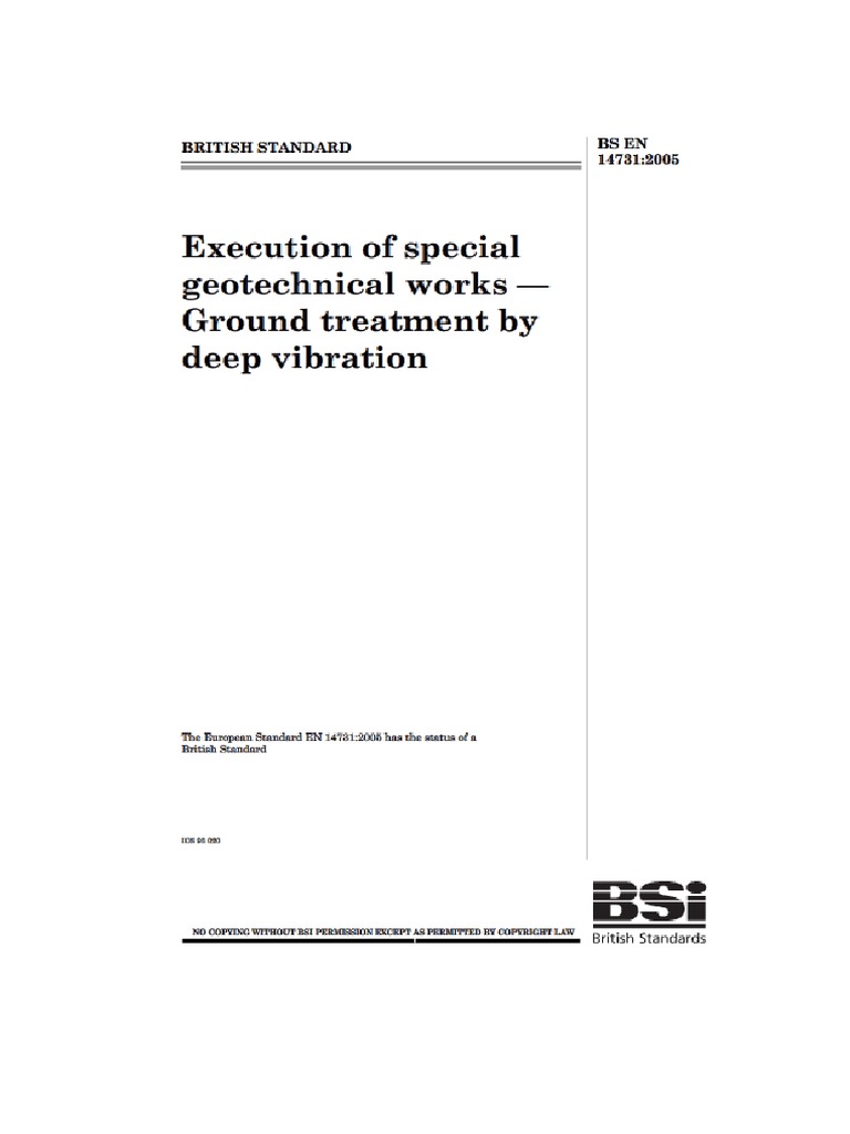 BS en 14731 (2005) | PDF