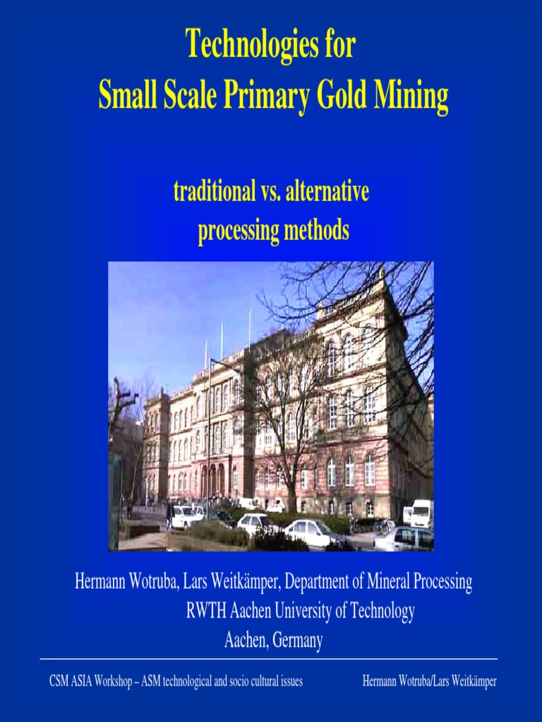 Small Gold Mining | PDF | Mill (Grinding) | Mining