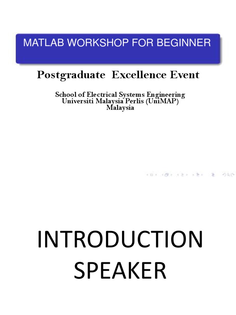 Present Matlab PDF | PDF | Matrix (Mathematics) | Array Data Structure