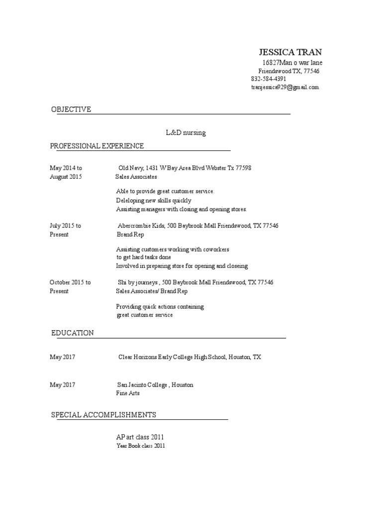Jessica Resume | PDF