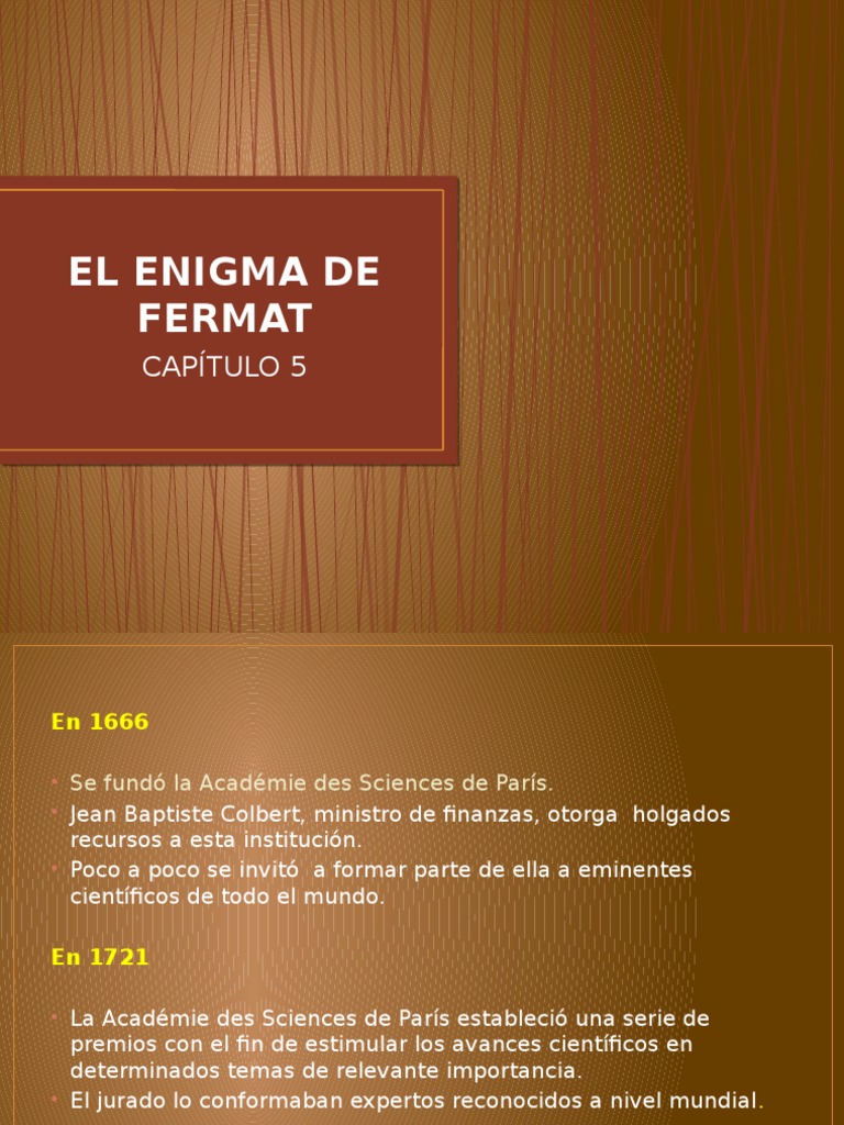 Fermat Cap 5 | PDF | Teoría de los números | Enseñanza de matemática