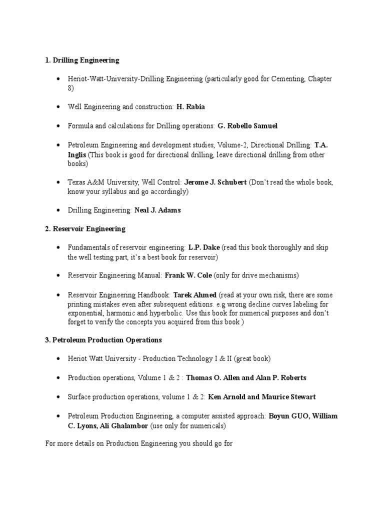 Drilling Engineering | PDF