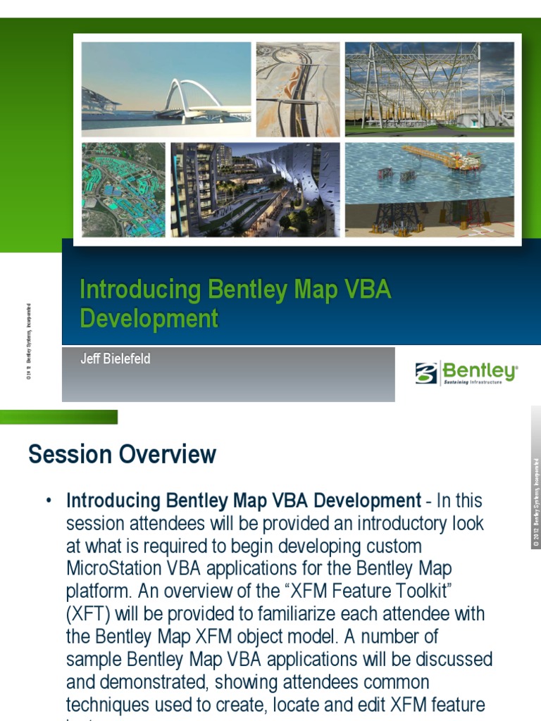 2012 A3 Introducing Bentley Map Vba Development | PDF | Visual Basic ...