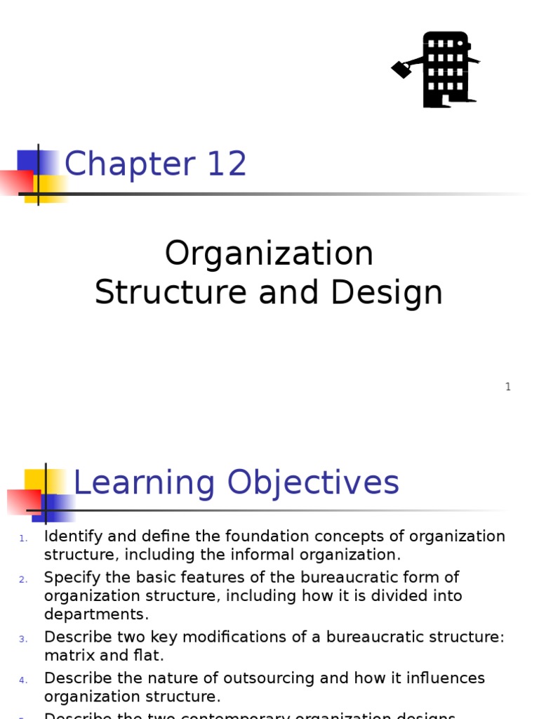 CHAPTER 12-Organization Structure and Design | PDF | Organizational ...