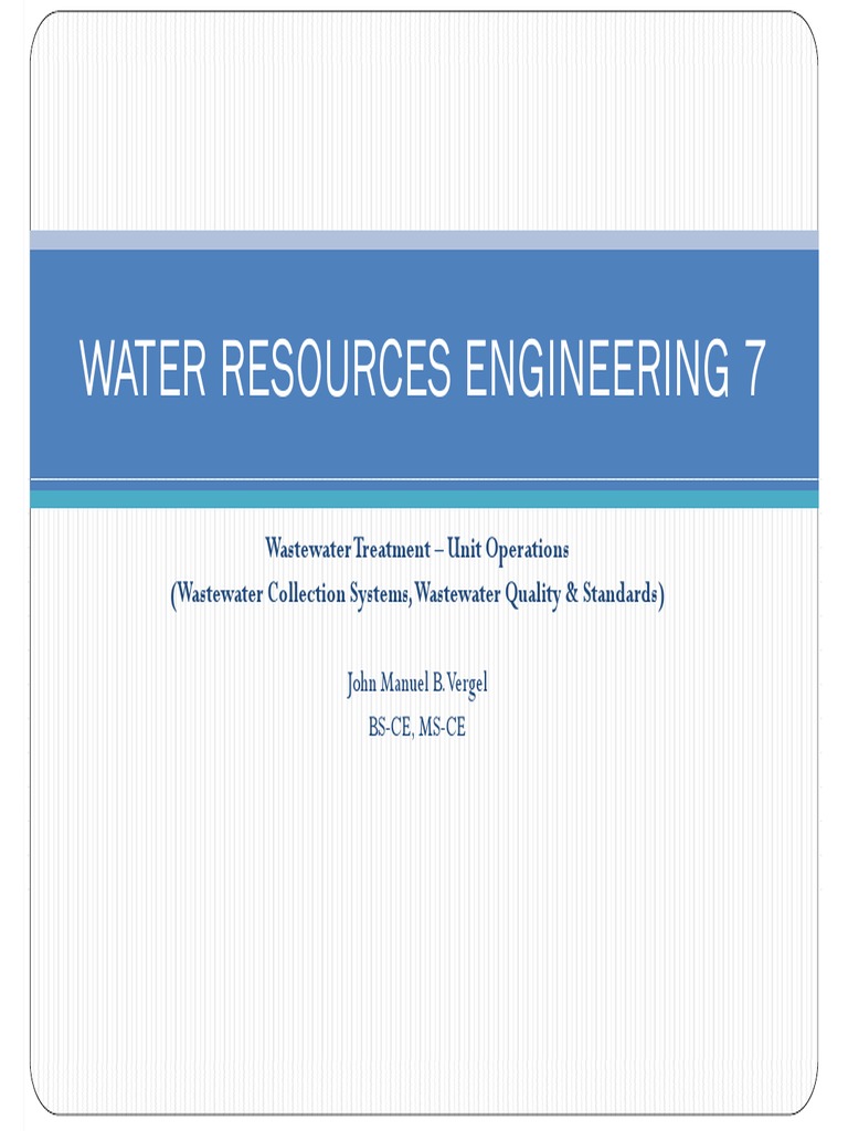 Water Resources Engineering 7 Water Resources Engineering 7 Water ...