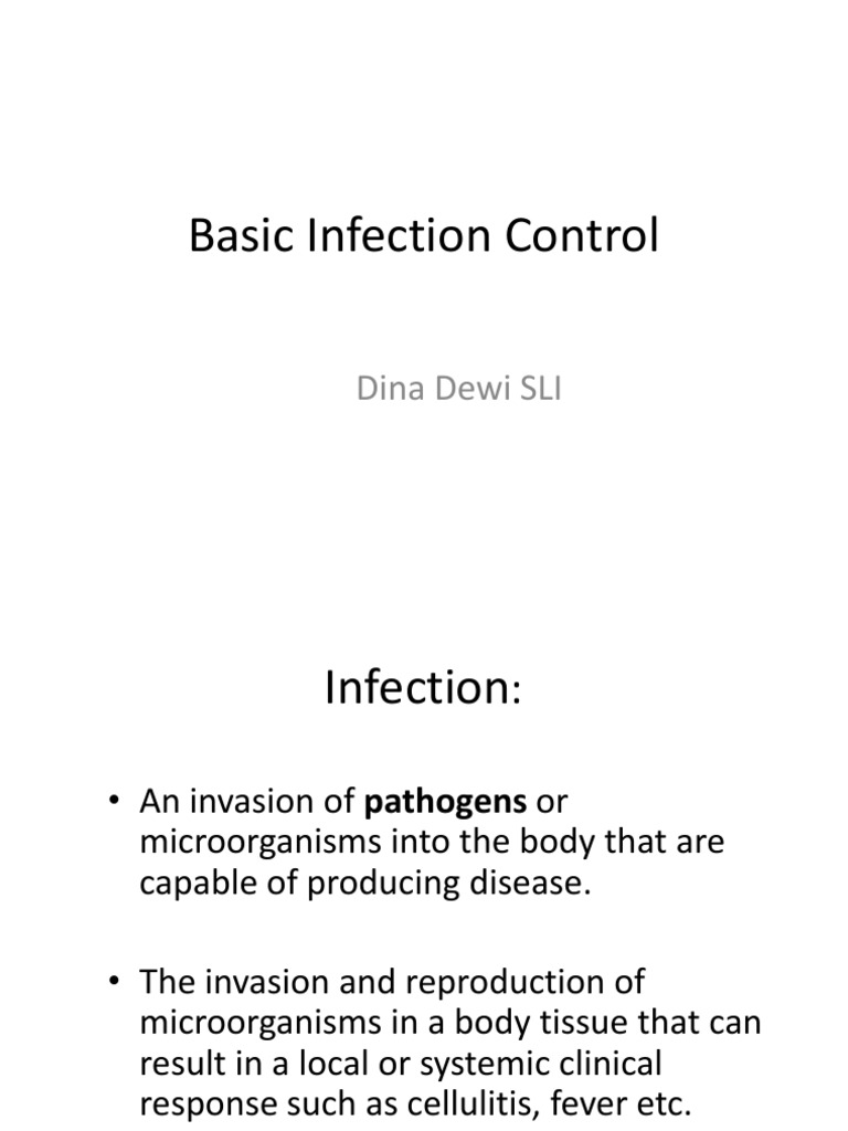 Basic Infection Control | PDF | Hospital Acquired Infection ...