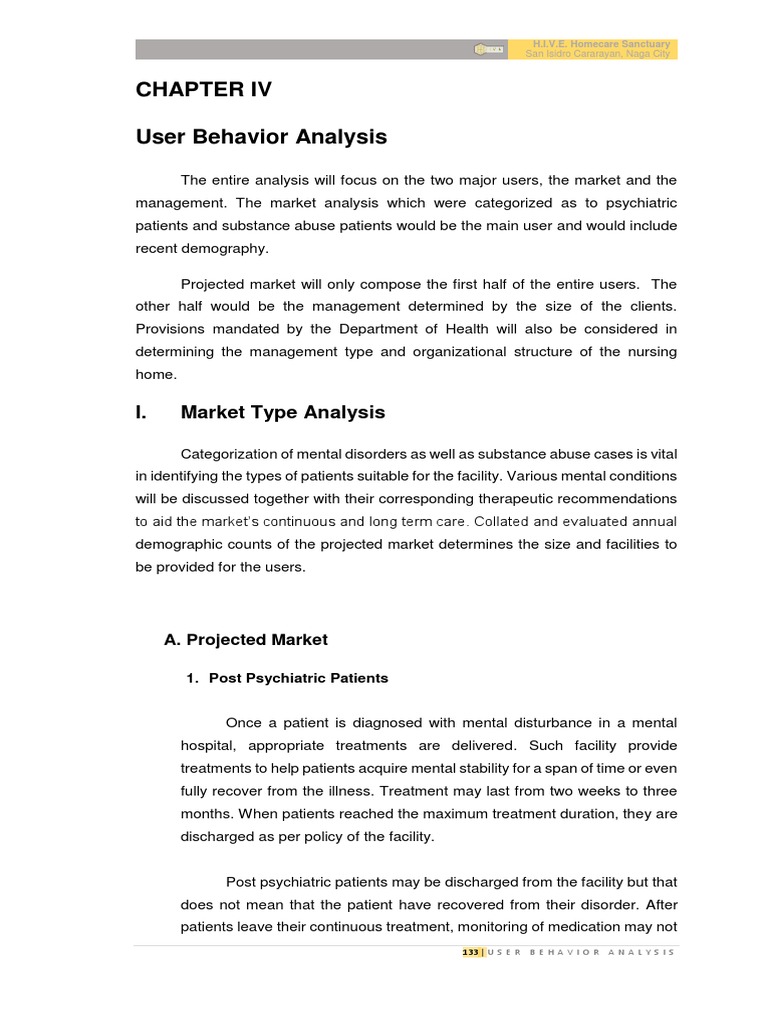 User Behavior Analysis in Homecare | PDF | Schizophrenia | Anxiety Disorder