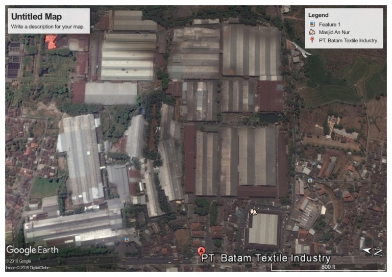 Batam Textile Industry Map | PDF