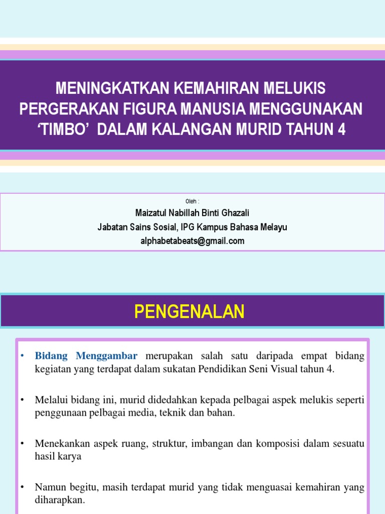 Contoh Slide Pembentangan | PDF
