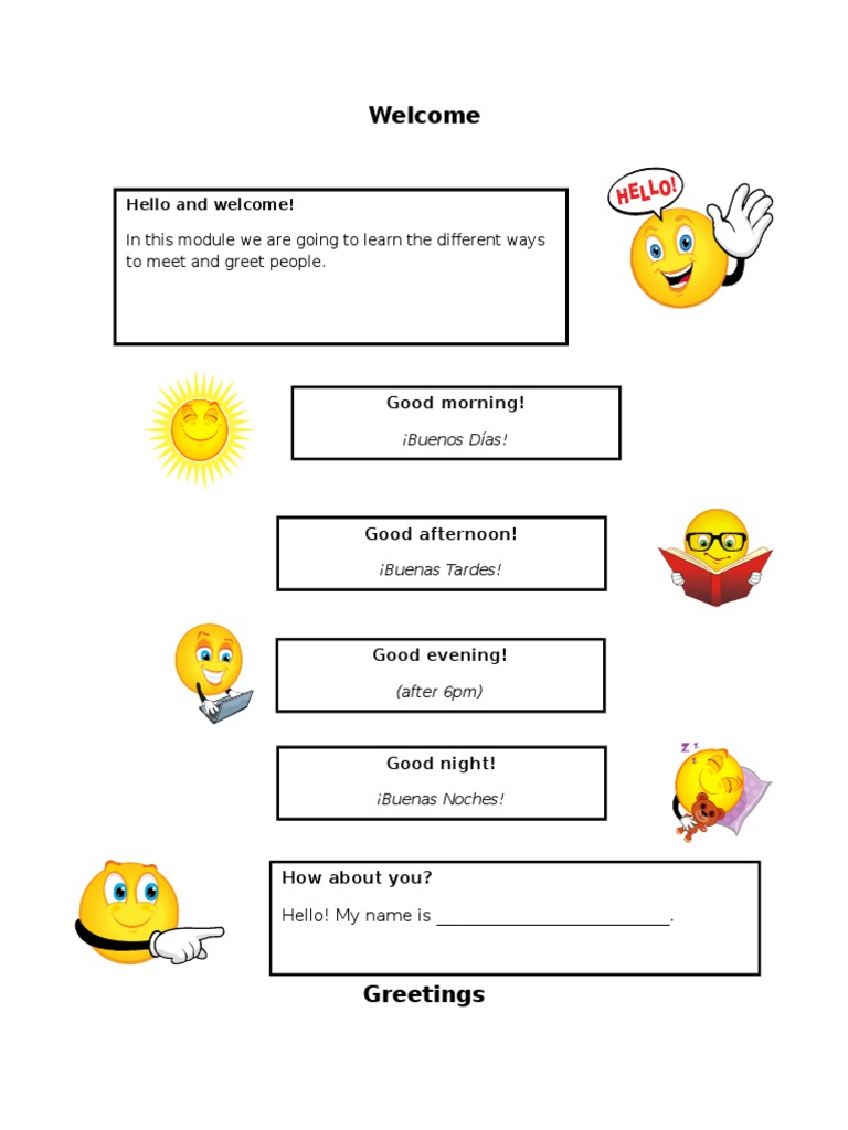 A Guide to Greetings and Introductions in Multiple Languages | PDF