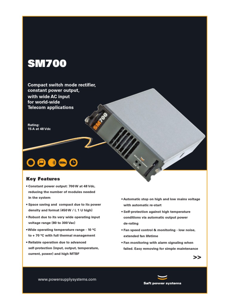 SM700 E Web | PDF | Rectifier | Electrical Engineering
