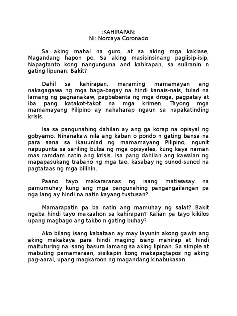 KAHIRAPAN | PDF