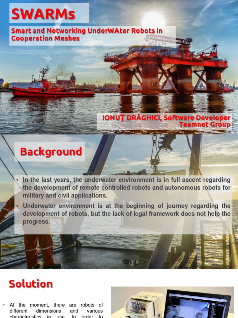 Teamnet International About SWARMs Projects | PDF | Robot | Robotics
