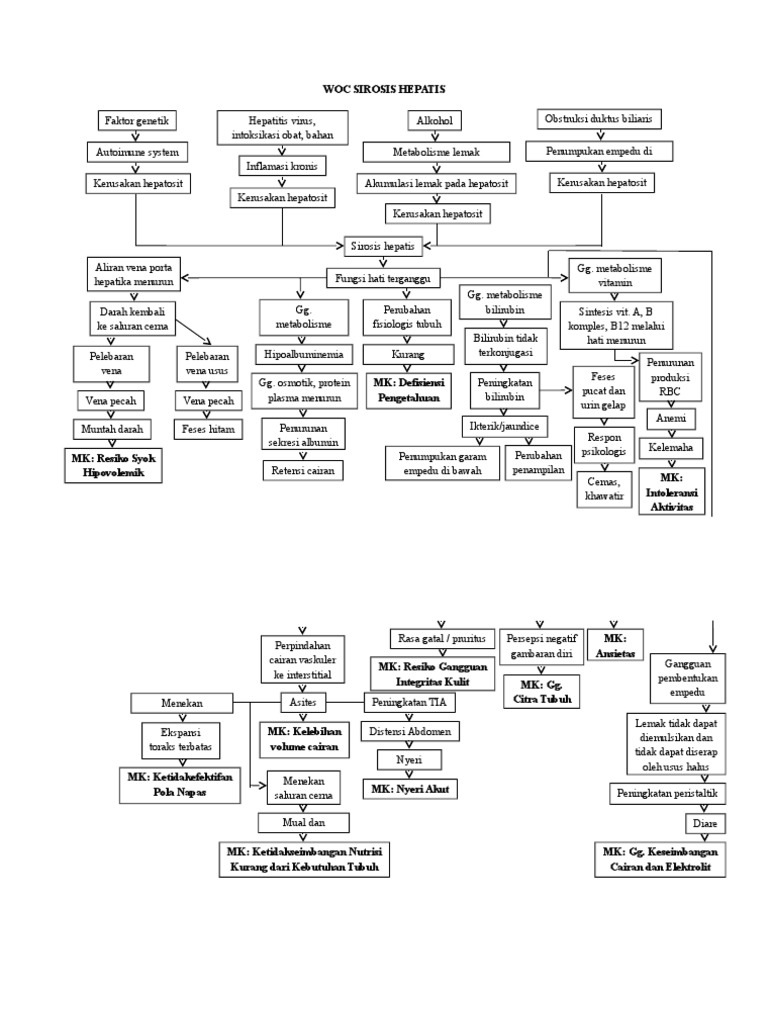 Patofisiologi Sirosis Hepatis | PDF