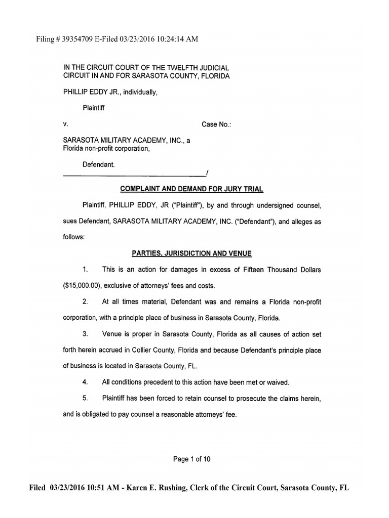 Former SMA Prep Head of Schools Phillip Eddy Files Lawsuit Against ...