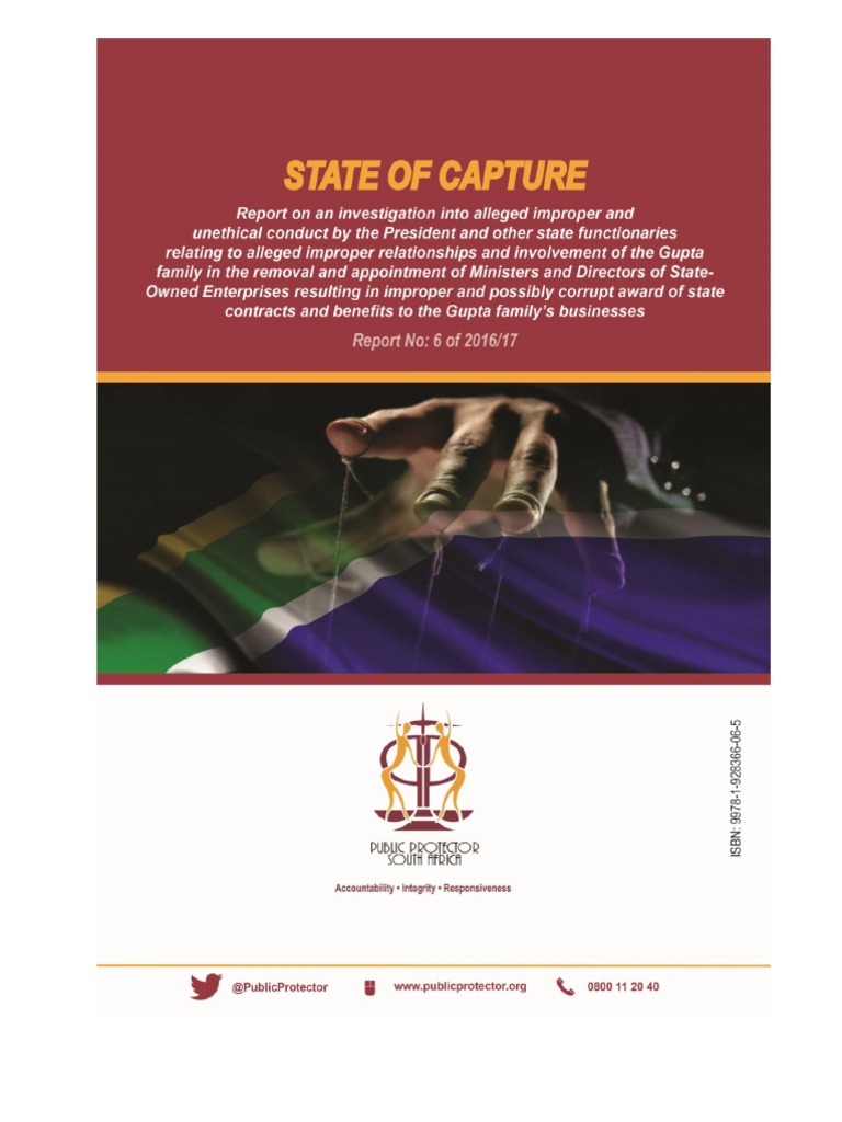 State of Capture 14 October 2016 | PDF | Jacob Zuma | Government