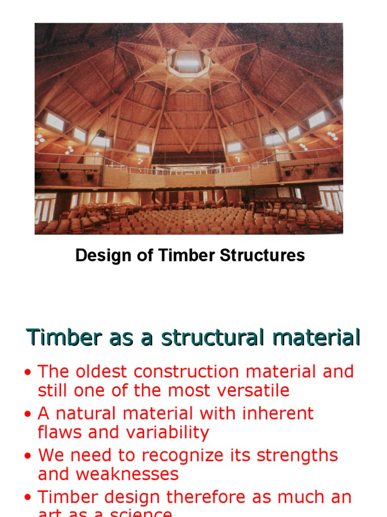 Introduction To Timber Design | PDF | Lumber | Strength Of Materials
