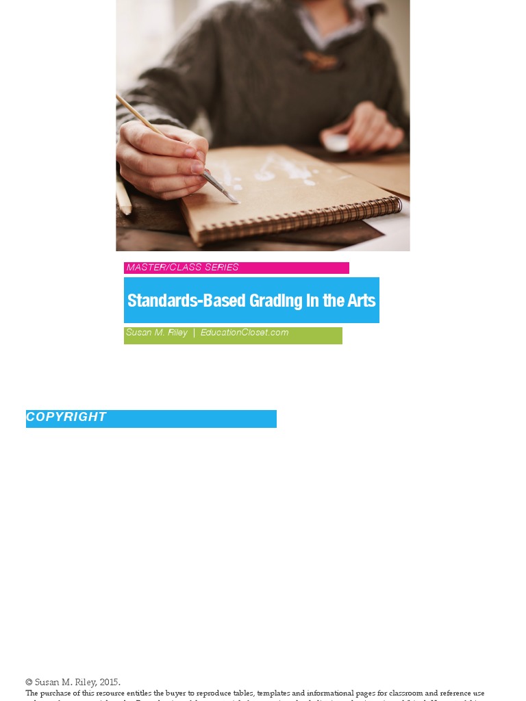 Standards Based Grading in The Arts | PDF | Rubric (Academic ...