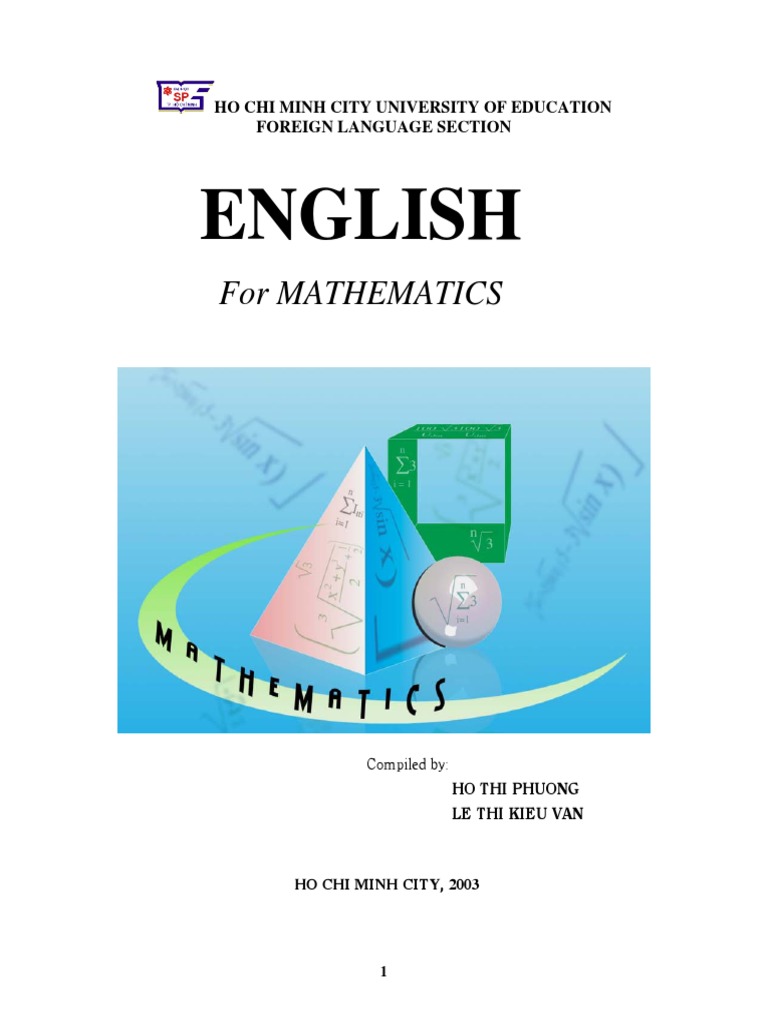 ENGLISH For Mathematics | PDF | Axiom | Fraction (Mathematics)