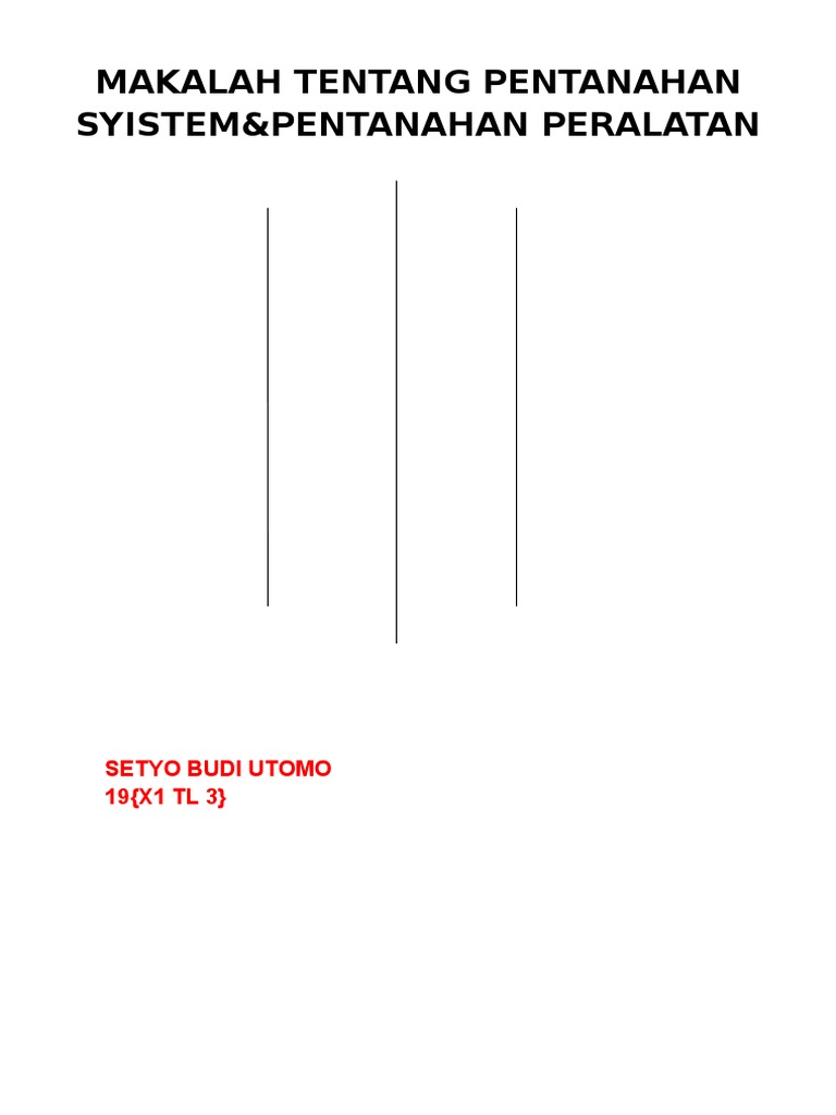 Sistem Pentanahan Listrik dan Peralatan | PDF | Metode & Bahan Ajar