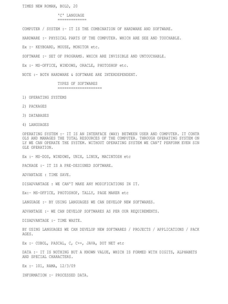 C Lang | PDF | Operating System | C (Programming Language)