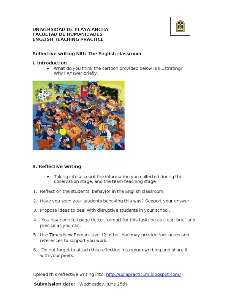 Reflective Writing - in The English Classroom | PDF
