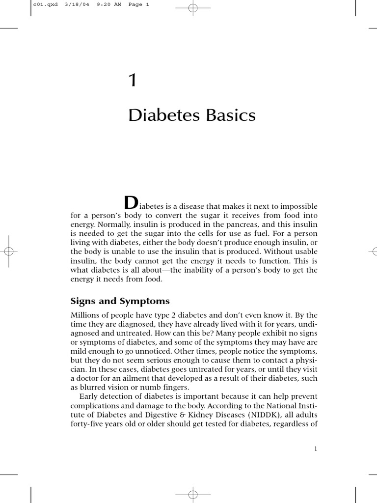 Understanding Diabetes: Types & Symptoms | PDF | Diabetes Mellitus ...