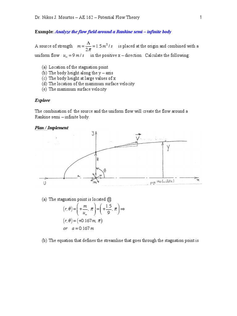 Rankine Half Body | PDF