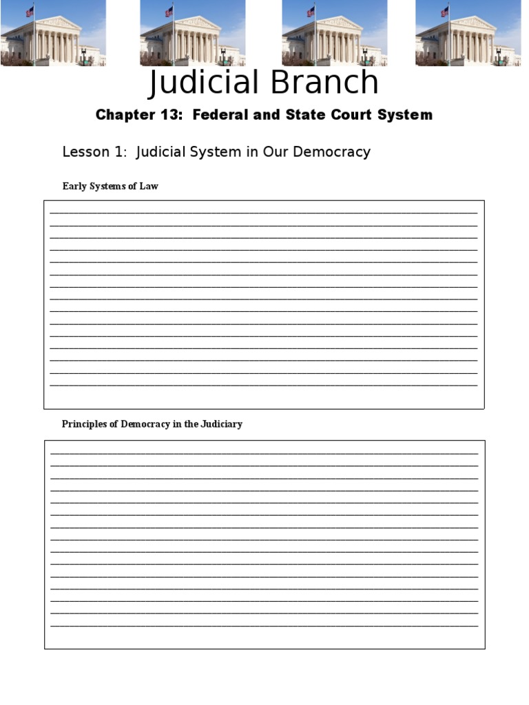 Understanding the Judicial Branch | PDF