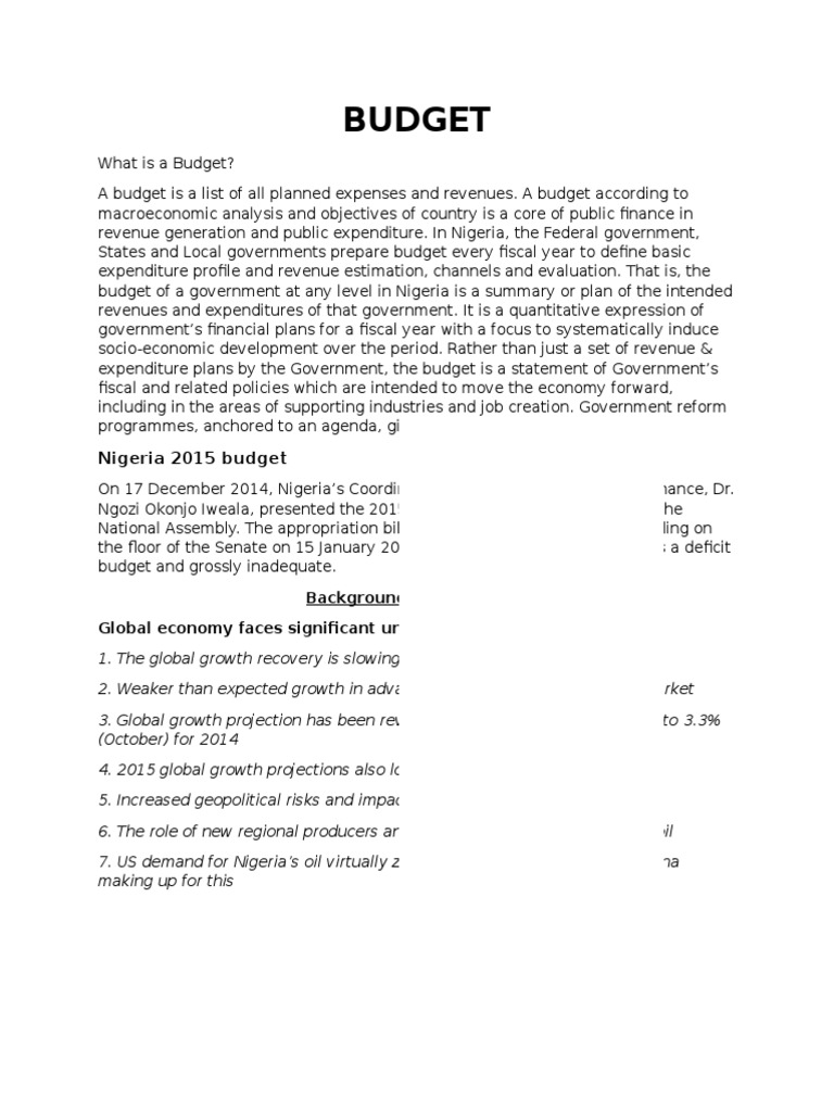 Budget 406 | PDF | Appropriations Bill (United States) | United States ...