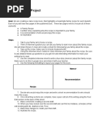 Grade 7 Recipe Writing Lesson Plan | PDF | Learning | Vocabulary