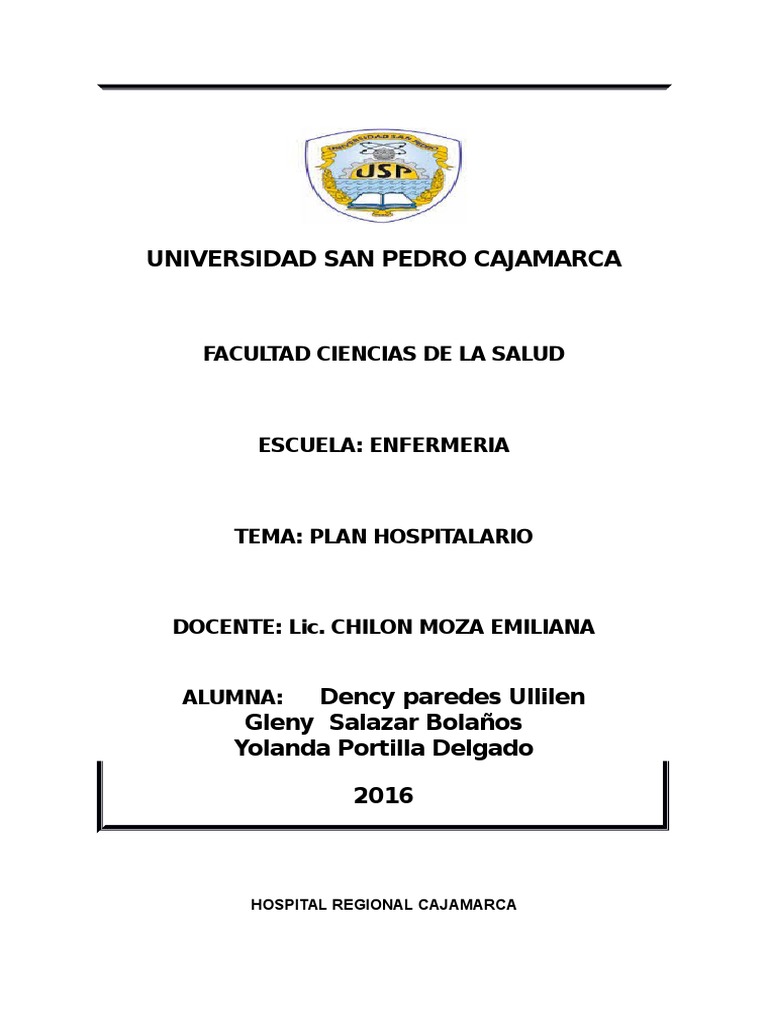 Dency Paredes | PDF | Hospital | Enfermería