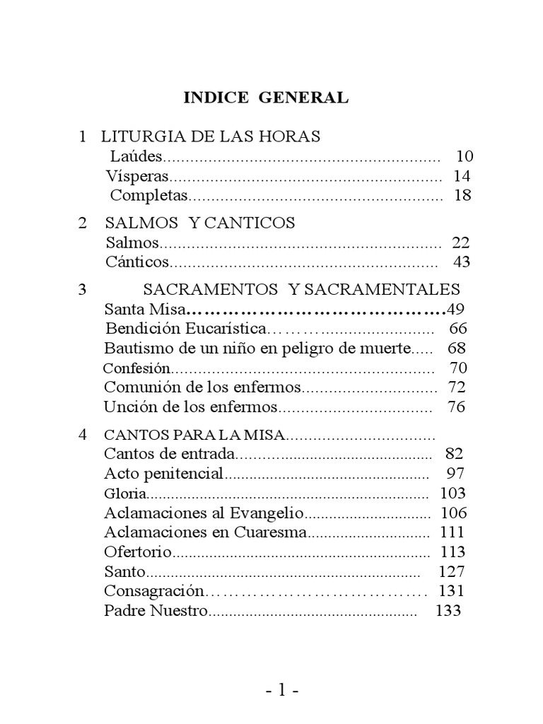 Libro de Cantos | Descargar gratis PDF | eucaristía | Misa (liturgia)