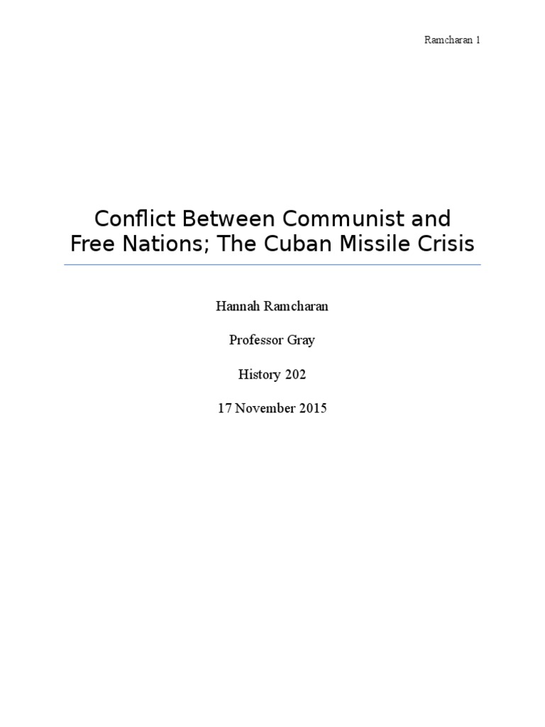 Cuban Missile Crisis | PDF | Cuban Missile Crisis | Security