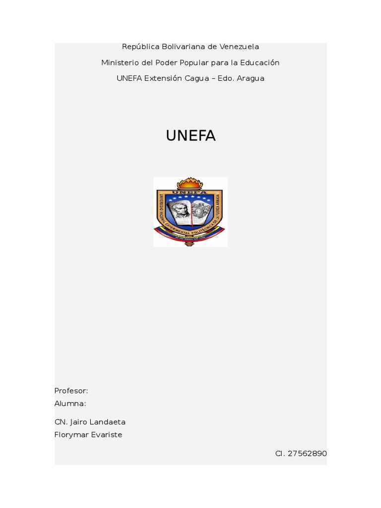 Evolución y Expansión de la UNEFA | PDF | Universidad | Disciplinas