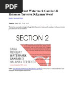 4 Cara Membuat Bingkai Di Word (Border) & Contohnya | PDF