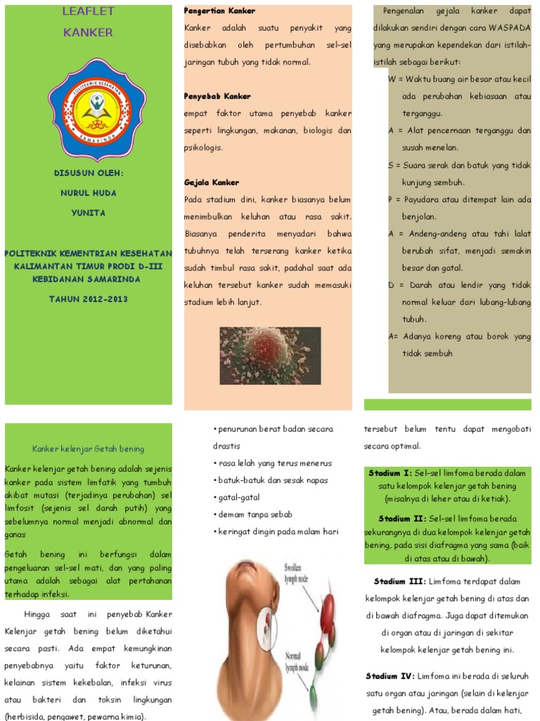 Leaflet Kanker | PDF