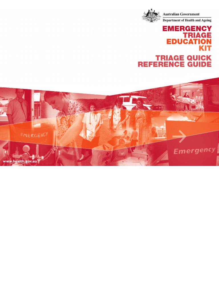 Triage Quick Reference Guide PDF | PDF | Anxiety | Respiratory System