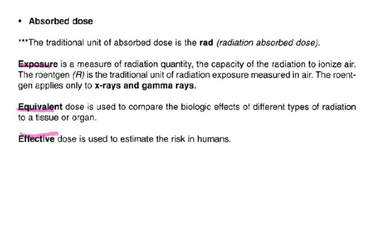 Radiation Dose and Exposure Explained | PDF