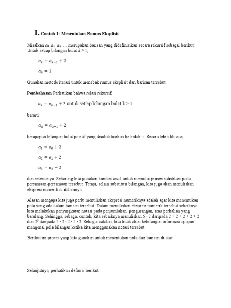 Relasi Rekursif | PDF