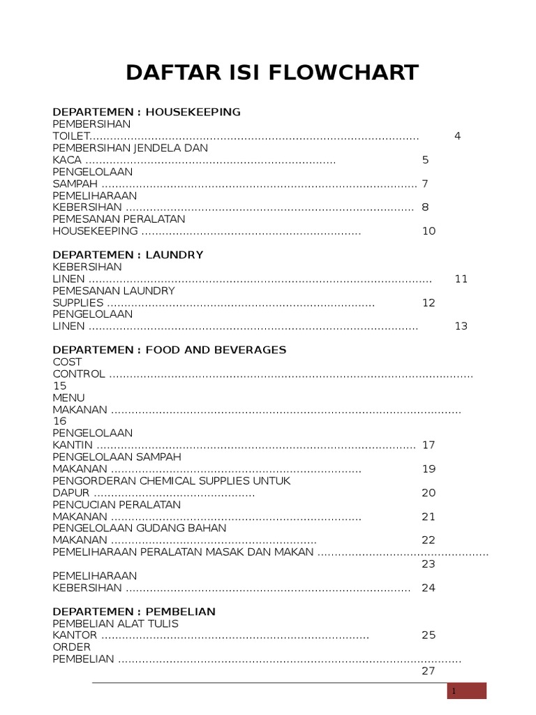 Flowchart Contoh SOP Perusahaan # RS RAFFA | PDF
