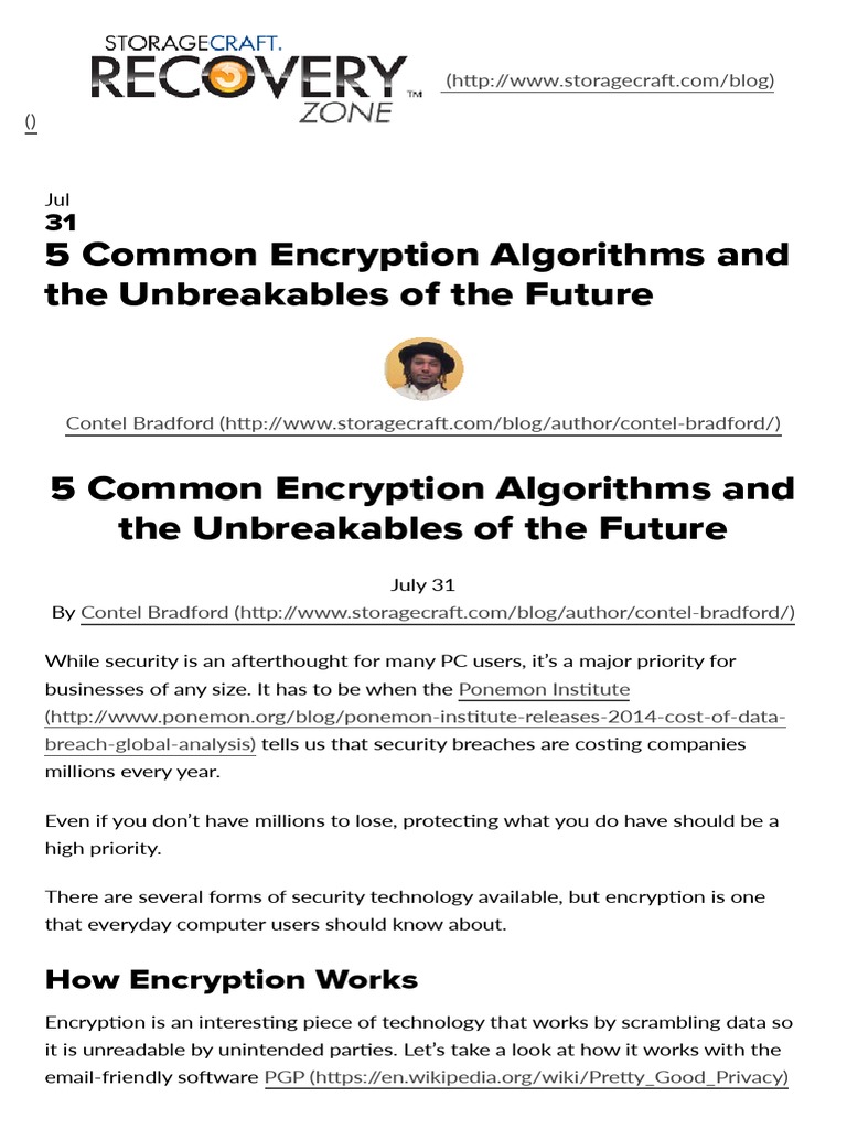 5 Common Encryption Algorithms and The Unbreakables of The Future ...