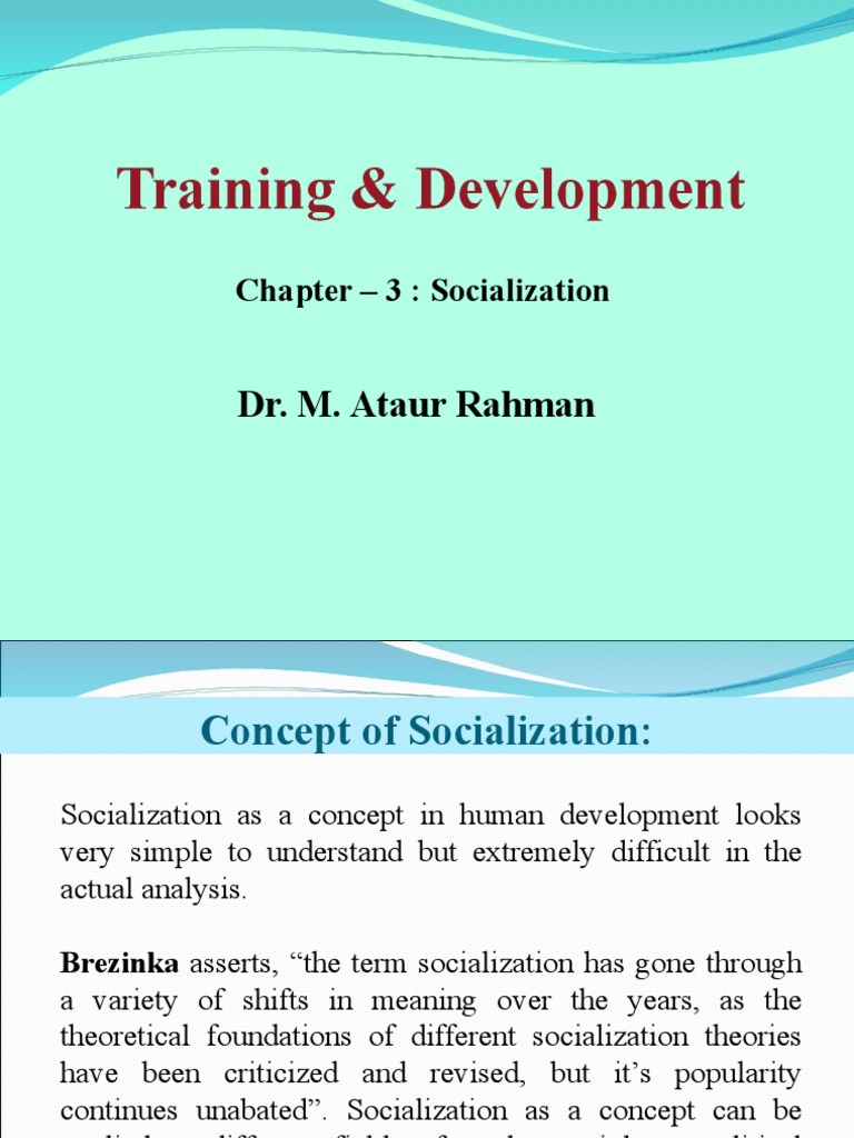 Chapter#3 Socialization | PDF | Socialization | Socialism