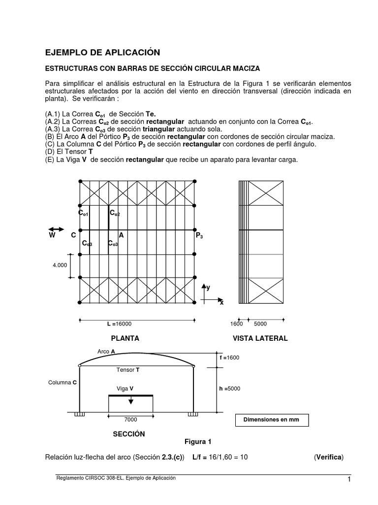 Ejemplo de Calculo de Filigranas Metalicas PDF | PDF | Braguero ...