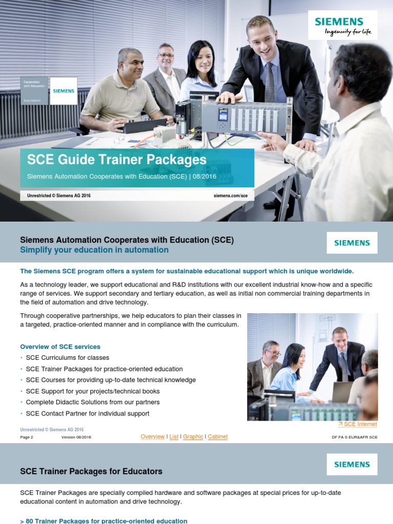 SCE Guide Trainer Pakete en Without Prices | PDF | Automation | Windows 7